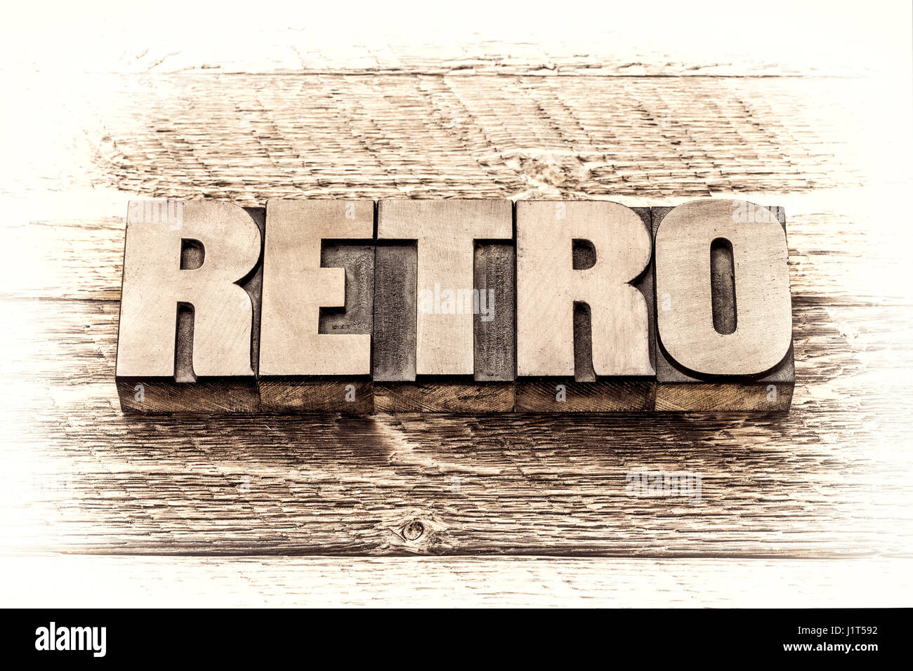 Retro word hi-res stock photography and images - Alamy