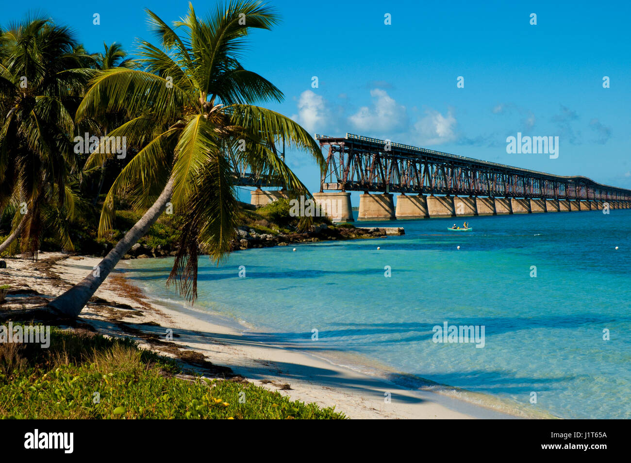 old Bahia Honda bridge florida keys usa Stock Photo - Alamy