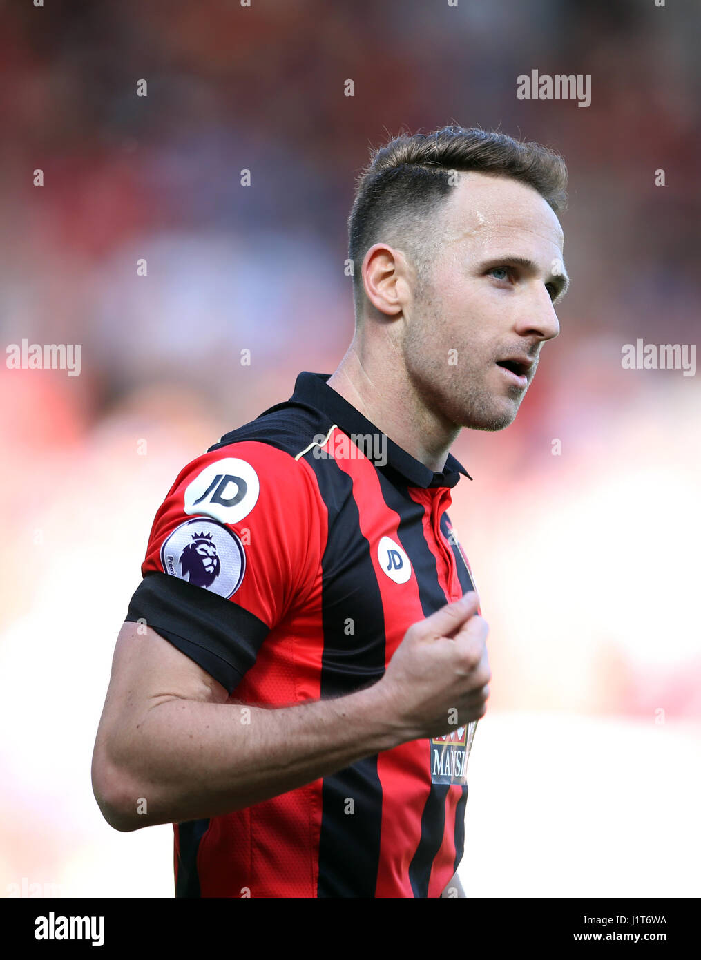 AFC Bournemouth's Marc Pugh celebrates scoring his side's third goal of ...