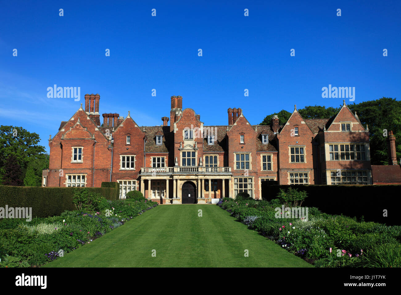 Longstowe Hall, Cambridgeshire; England, UK Stock Photo - Alamy