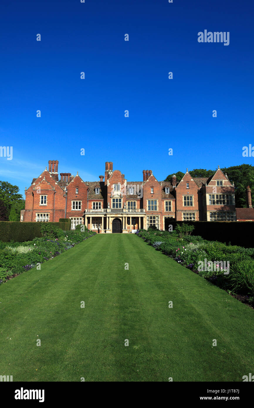 Longstowe Hall, Cambridgeshire; England, UK Stock Photo - Alamy