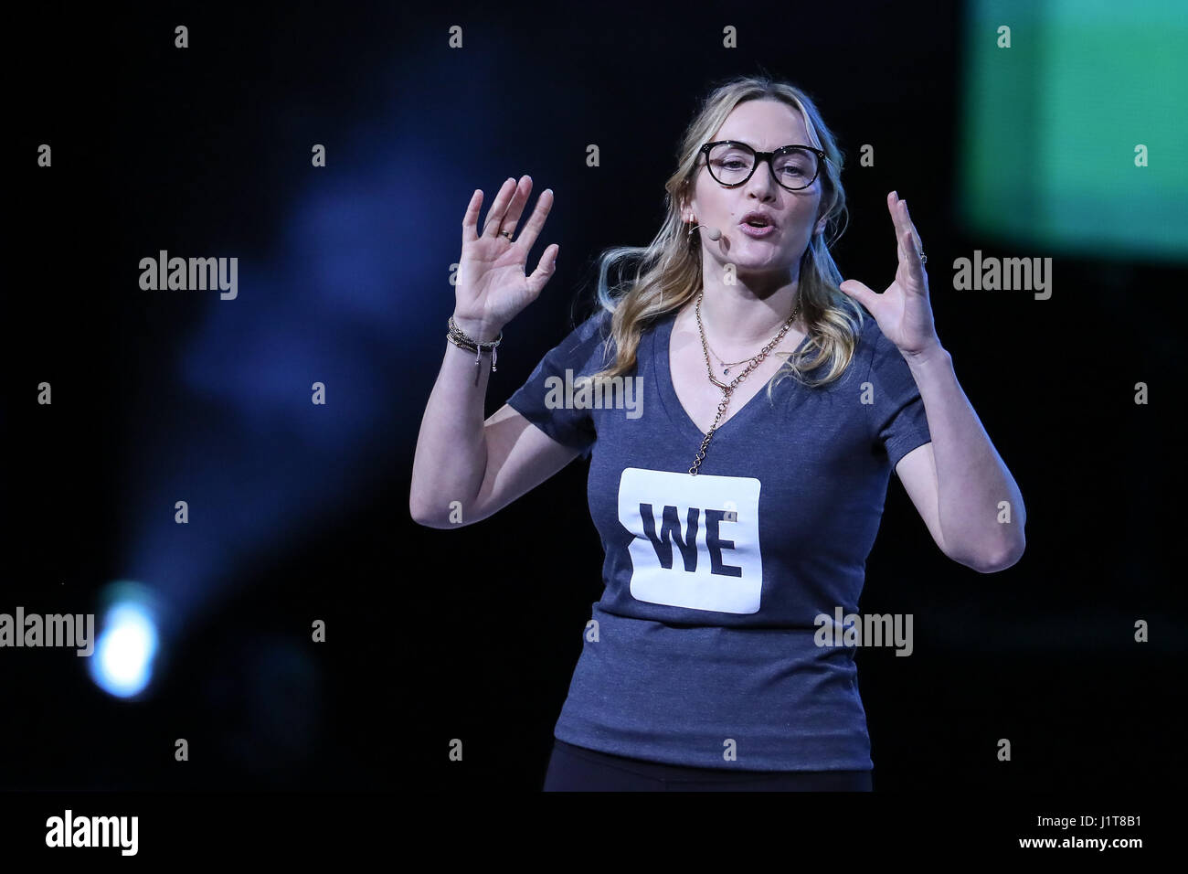 WE Day Wembley - Performances - Kate Winslet Featuring: Kate Winslet ...
