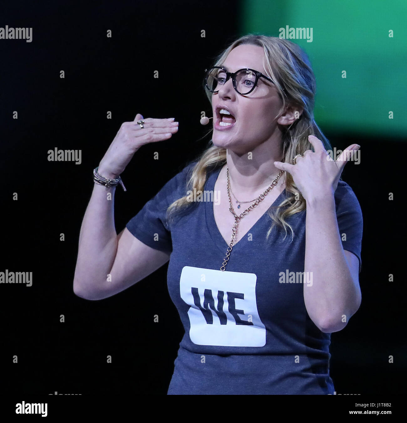 WE Day Wembley - Performances - Kate Winslet Featuring: Kate Winslet ...