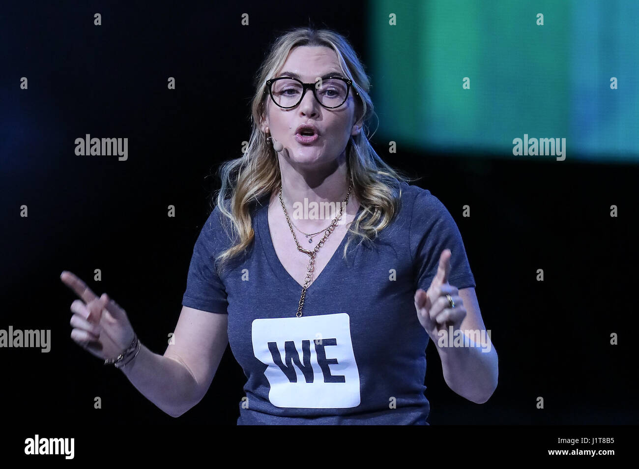 WE Day Wembley - Performances - Kate Winslet Featuring: Kate Winslet ...