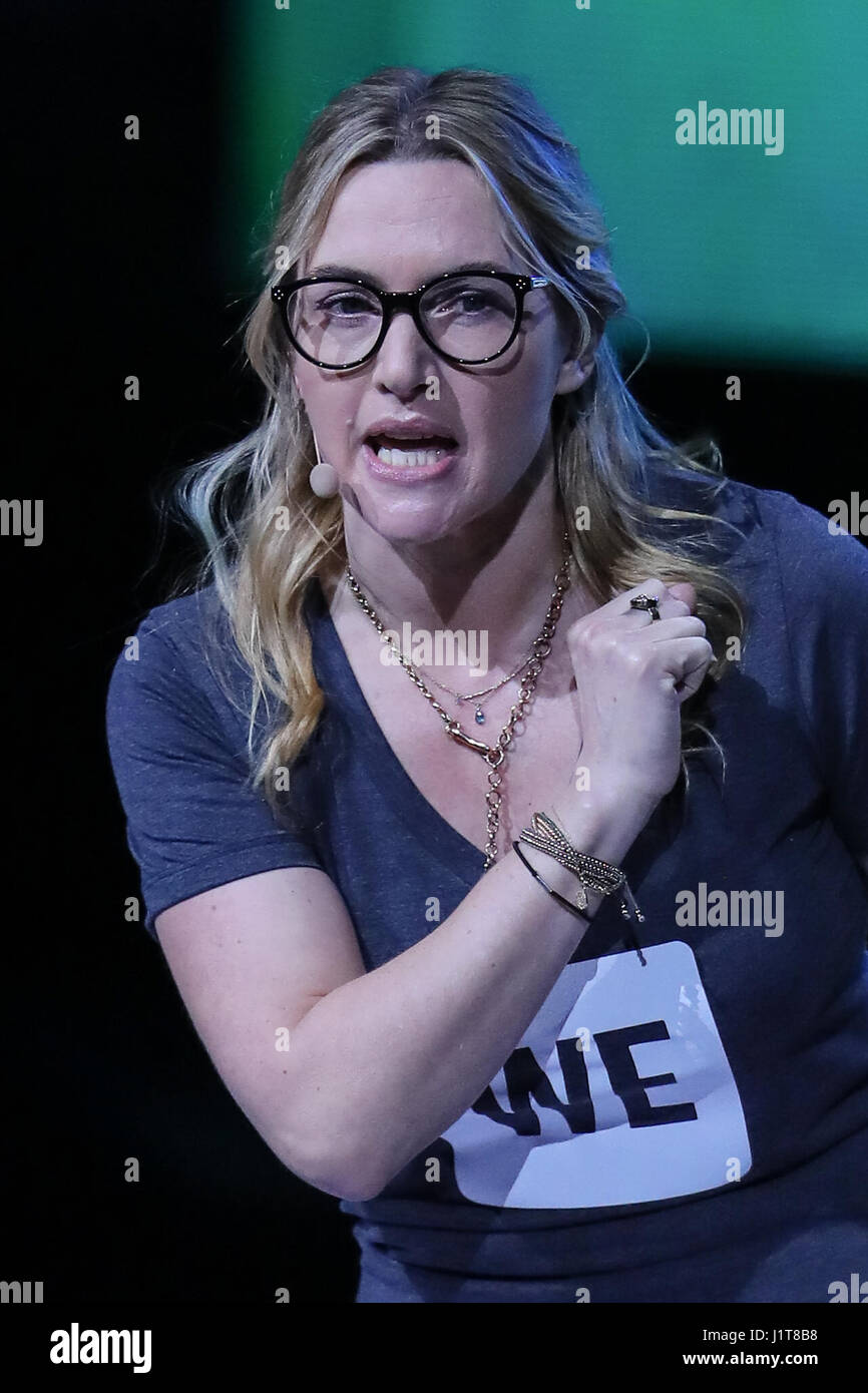 WE Day Wembley - Performances - Kate Winslet Featuring: Kate Winslet ...
