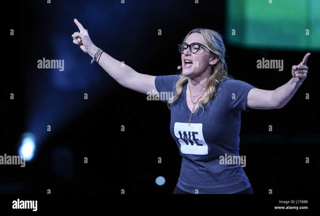 WE Day Wembley - Performances - Kate Winslet Featuring: Kate Winslet ...