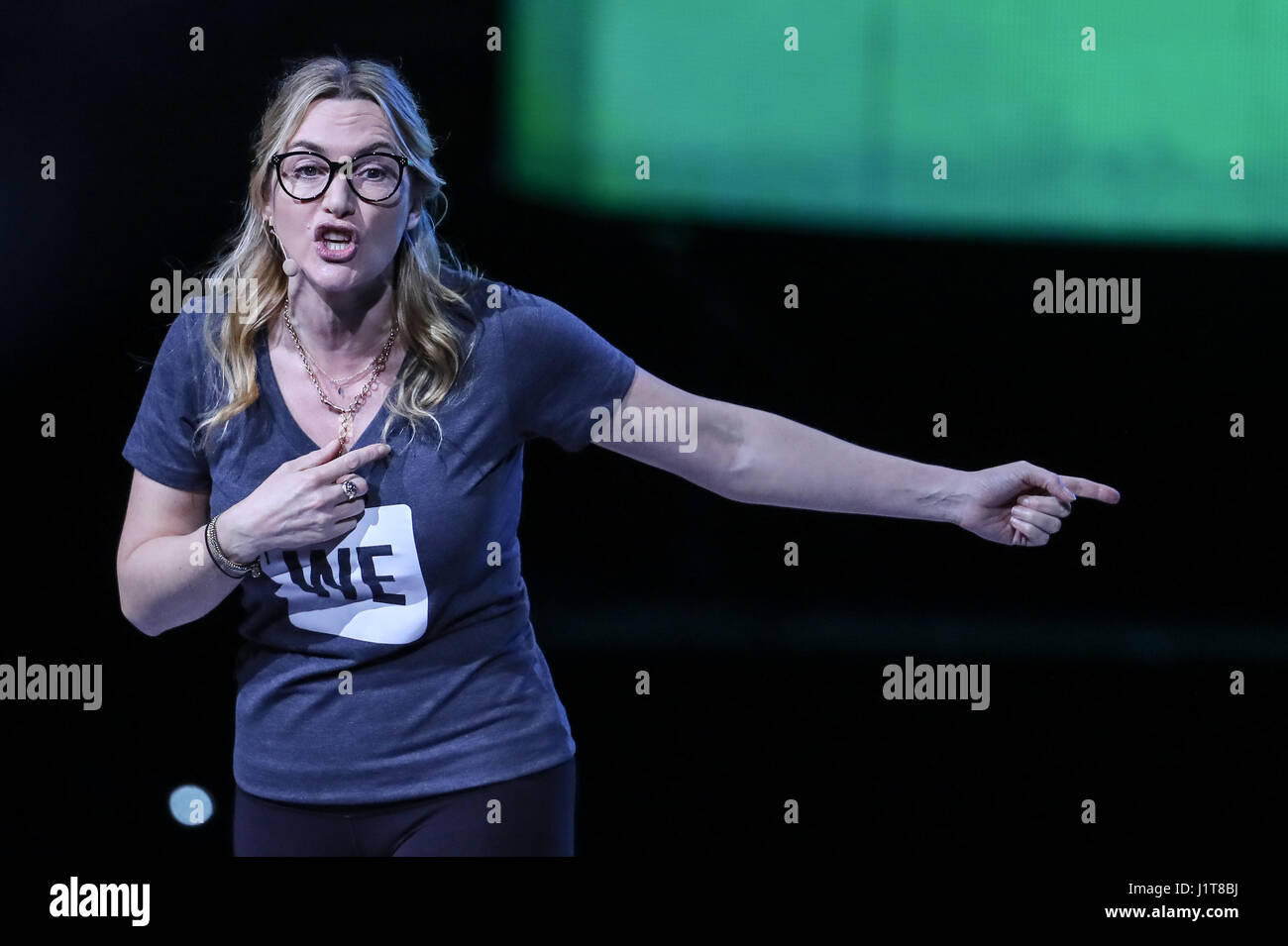 WE Day Wembley - Performances - Kate Winslet Featuring: Kate Winslet ...