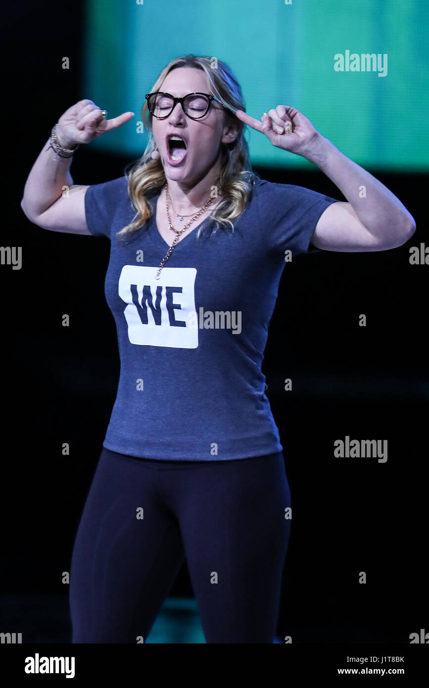WE Day Wembley - Performances - Kate Winslet Featuring: Kate Winslet ...