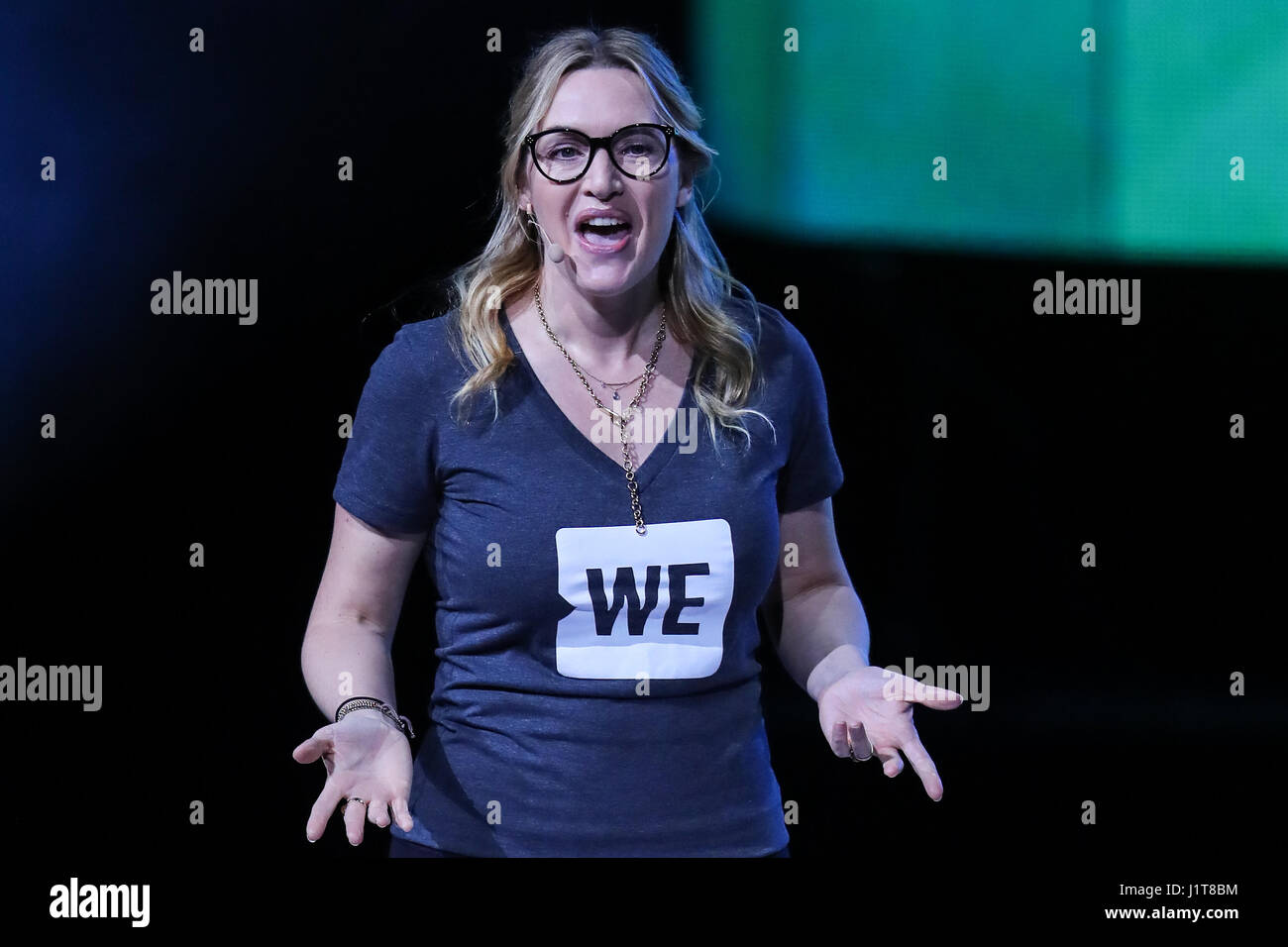 WE Day Wembley - Performances - Kate Winslet Featuring: Kate Winslet ...