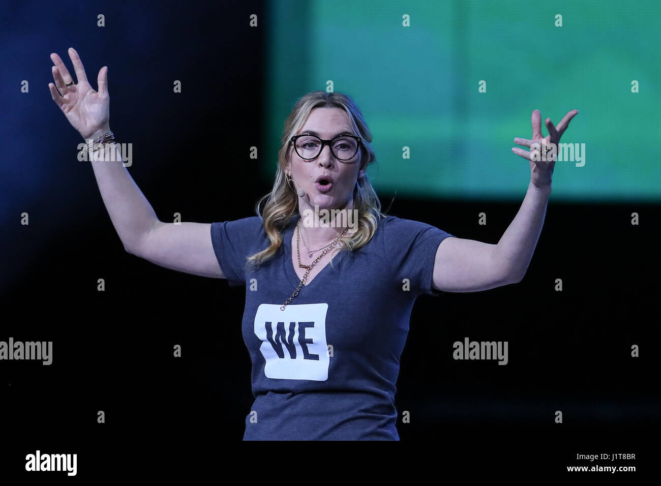 WE Day Wembley - Performances - Kate Winslet Featuring: Kate Winslet ...