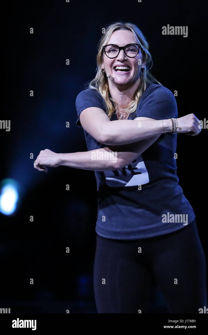 WE Day Wembley - Performances - Kate Winslet Featuring: Kate Winslet ...