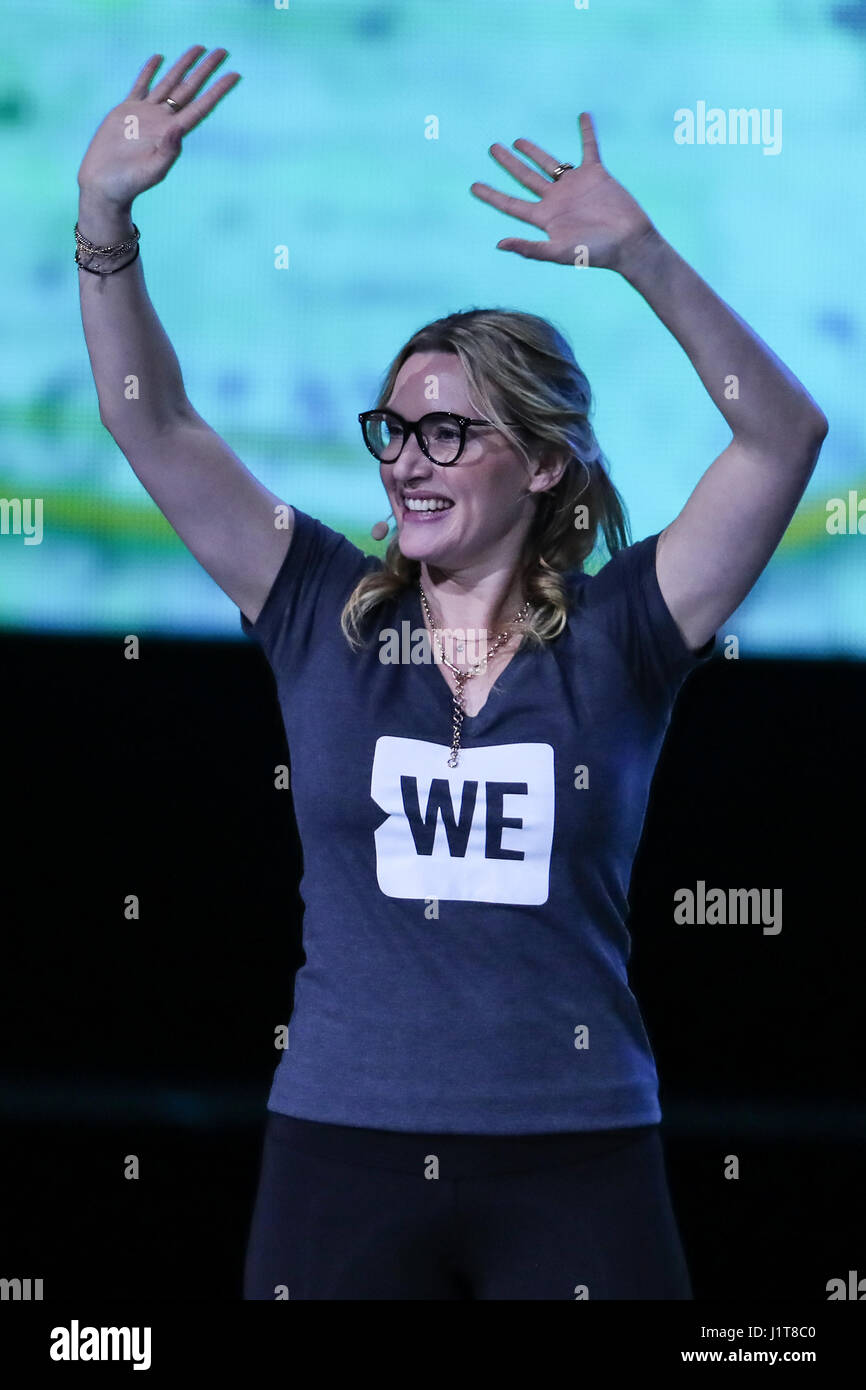 WE Day Wembley - Performances - Kate Winslet Featuring: Kate Winslet ...