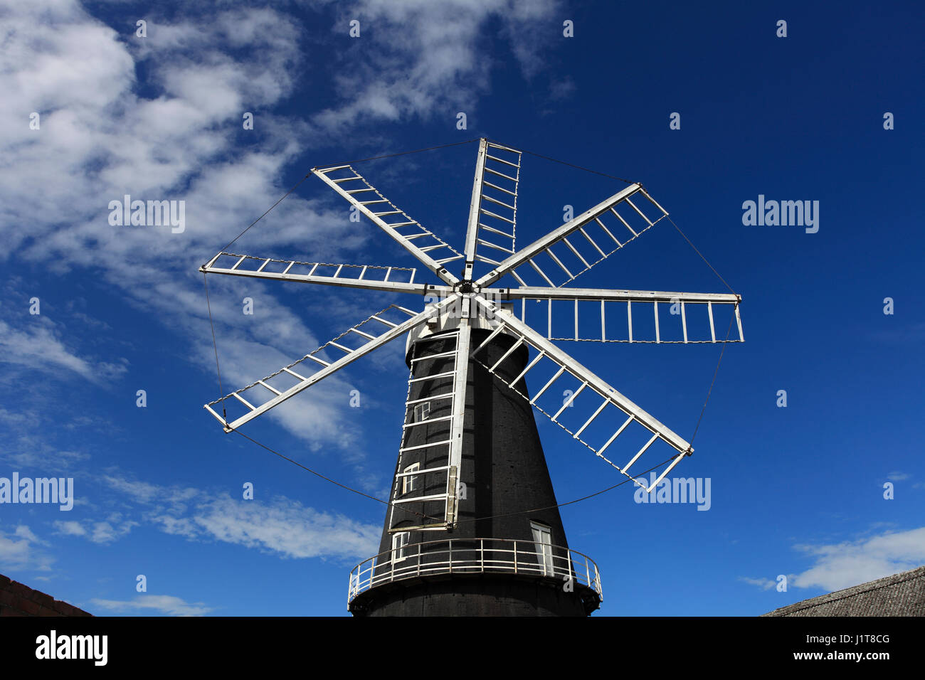 Heckington Windmill, Heckington village, Lincolnshire England, UK Stock ...