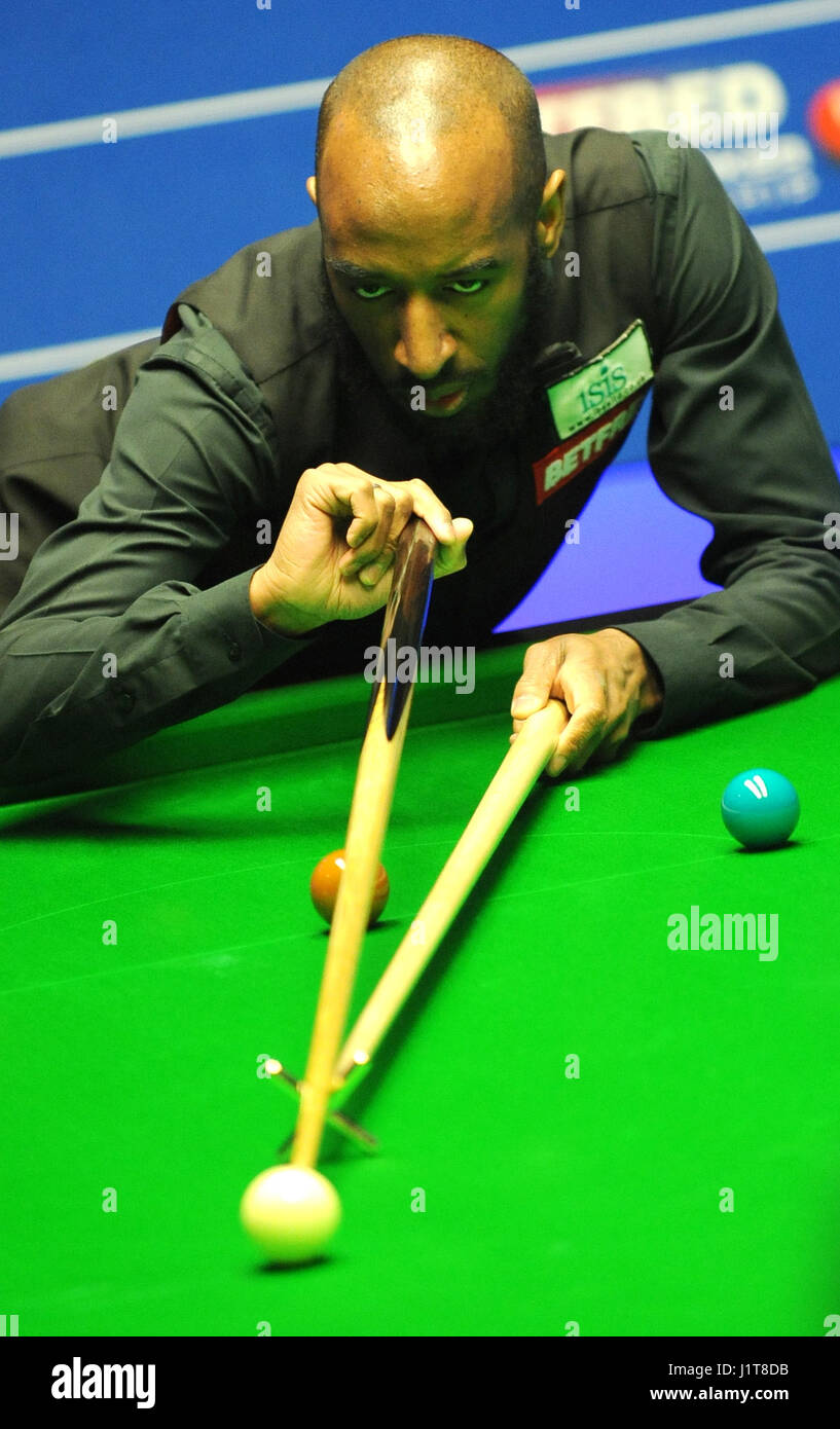 Rory McLeod during his match against Stephen Maguire on day eight of ...