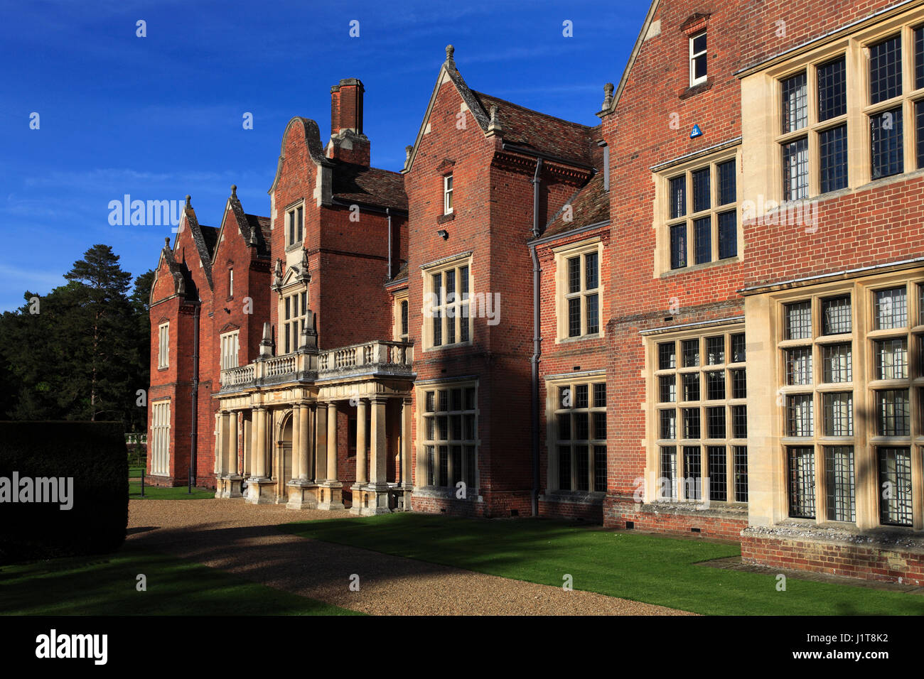Longstowe Hall, Cambridgeshire; England, UK Stock Photo - Alamy