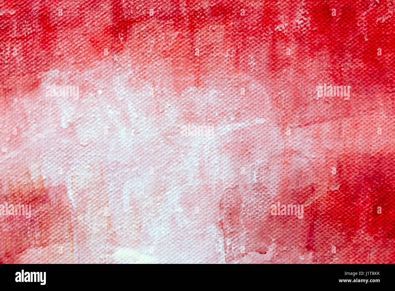 vibrant red abstract hand painted canvas background Stock Photo - Alamy