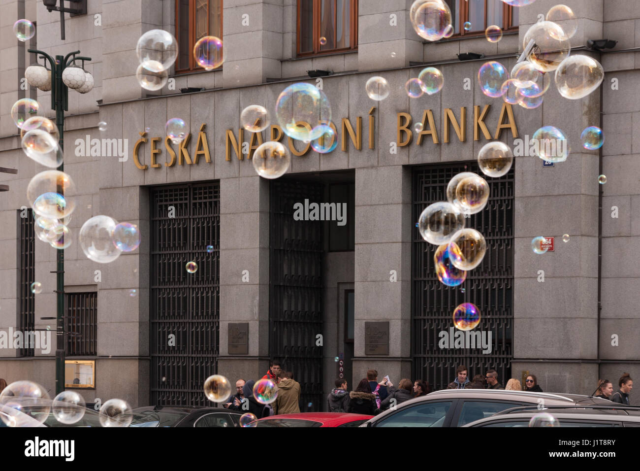 PRAGUE, CZECH REPUBLIC - APRIL 21, 2017: The building of the Czech ...