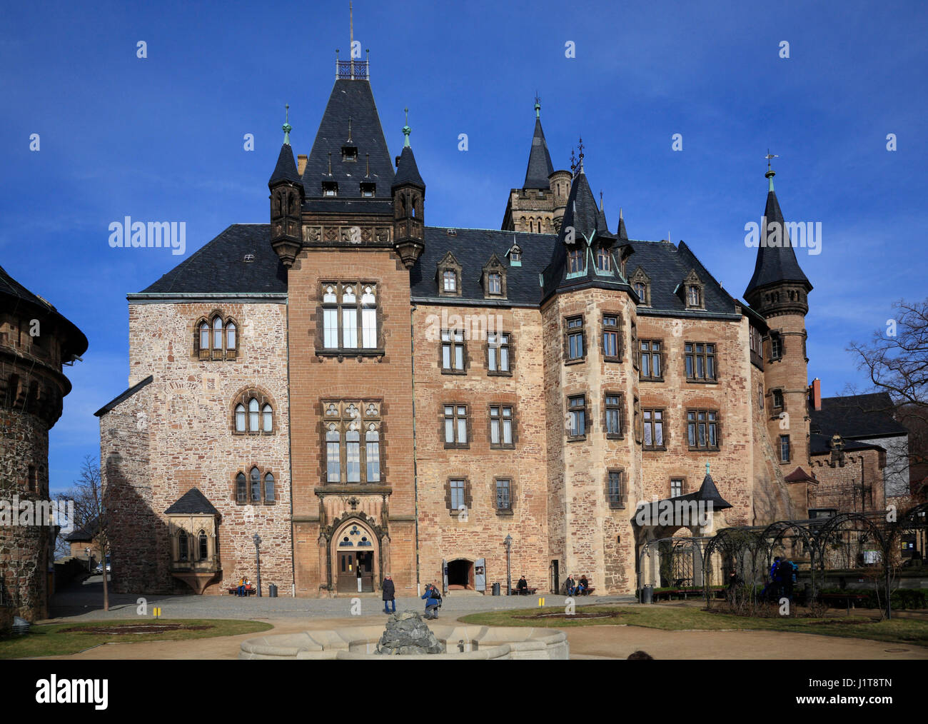 Castle, Wernigerode, Saxony-Anhalt, Germany, Europe Stock Photo - Alamy
