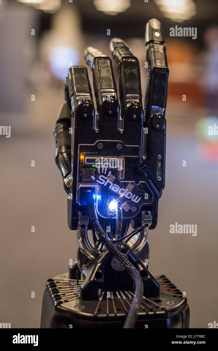 Dexterous Hand - Shadow Robot on show at the European Robotics Forum in ...