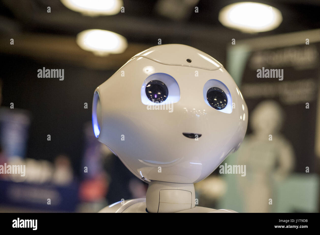 "Pepper" by Soft Bank Robotics is a human interaction robot used in ...