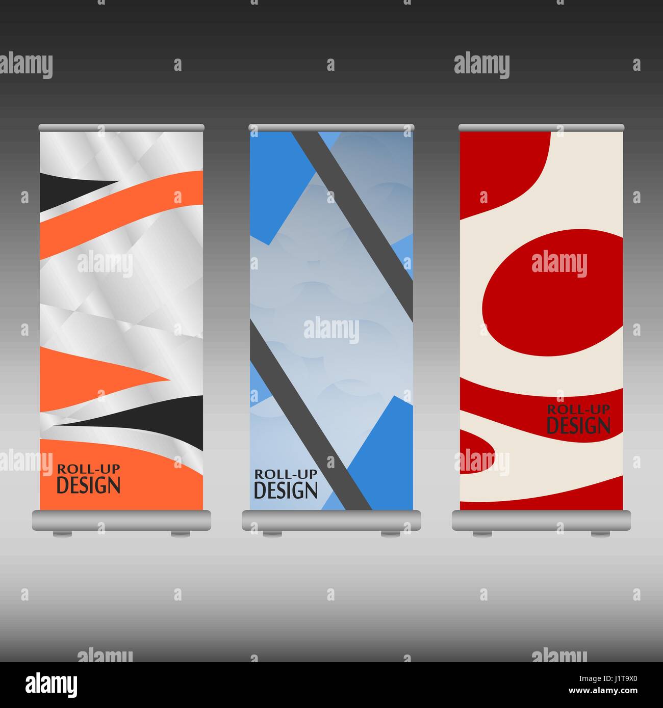 Roll up banner graphics hi-res stock photography and images - Alamy
