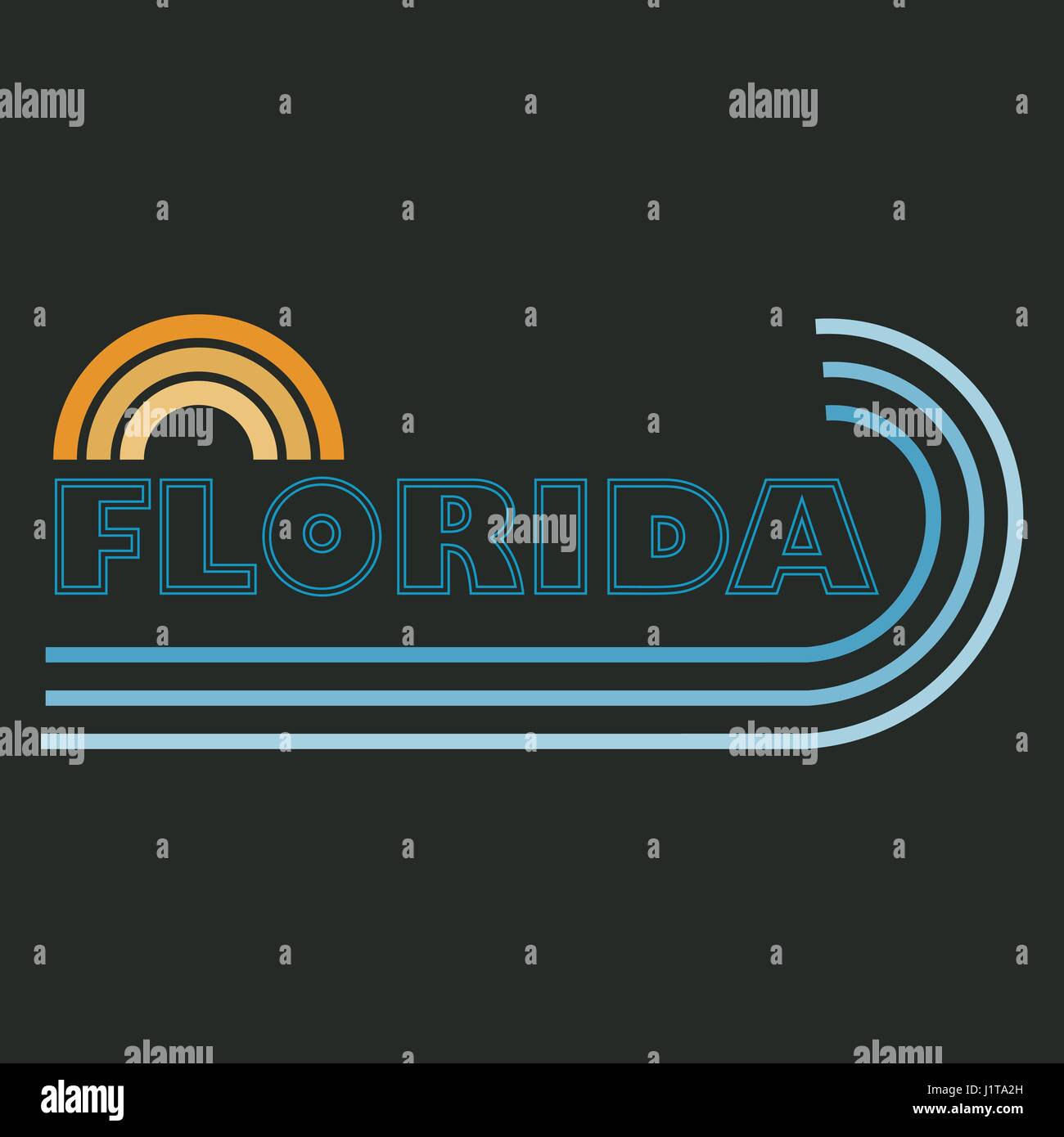 Florida t shirt Stock Vector Images - Alamy