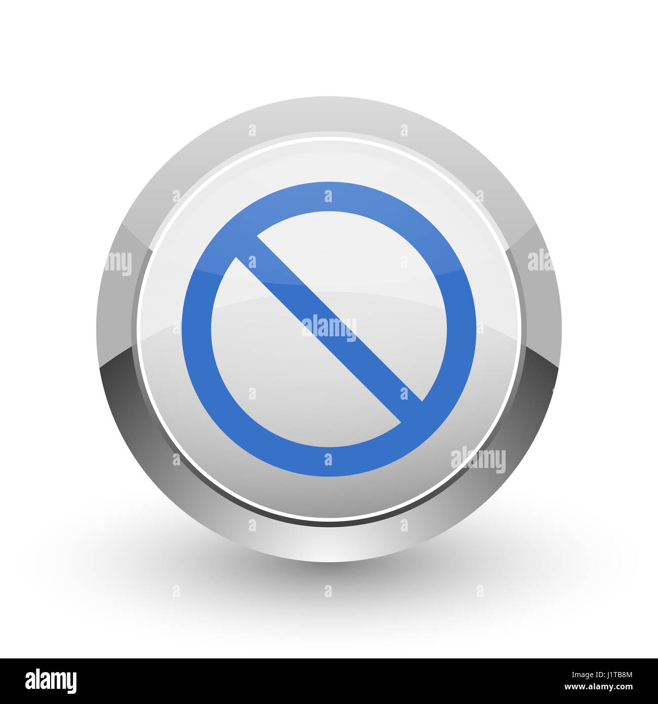 Access denied chrome border web and smartphone apps design round glossy ...