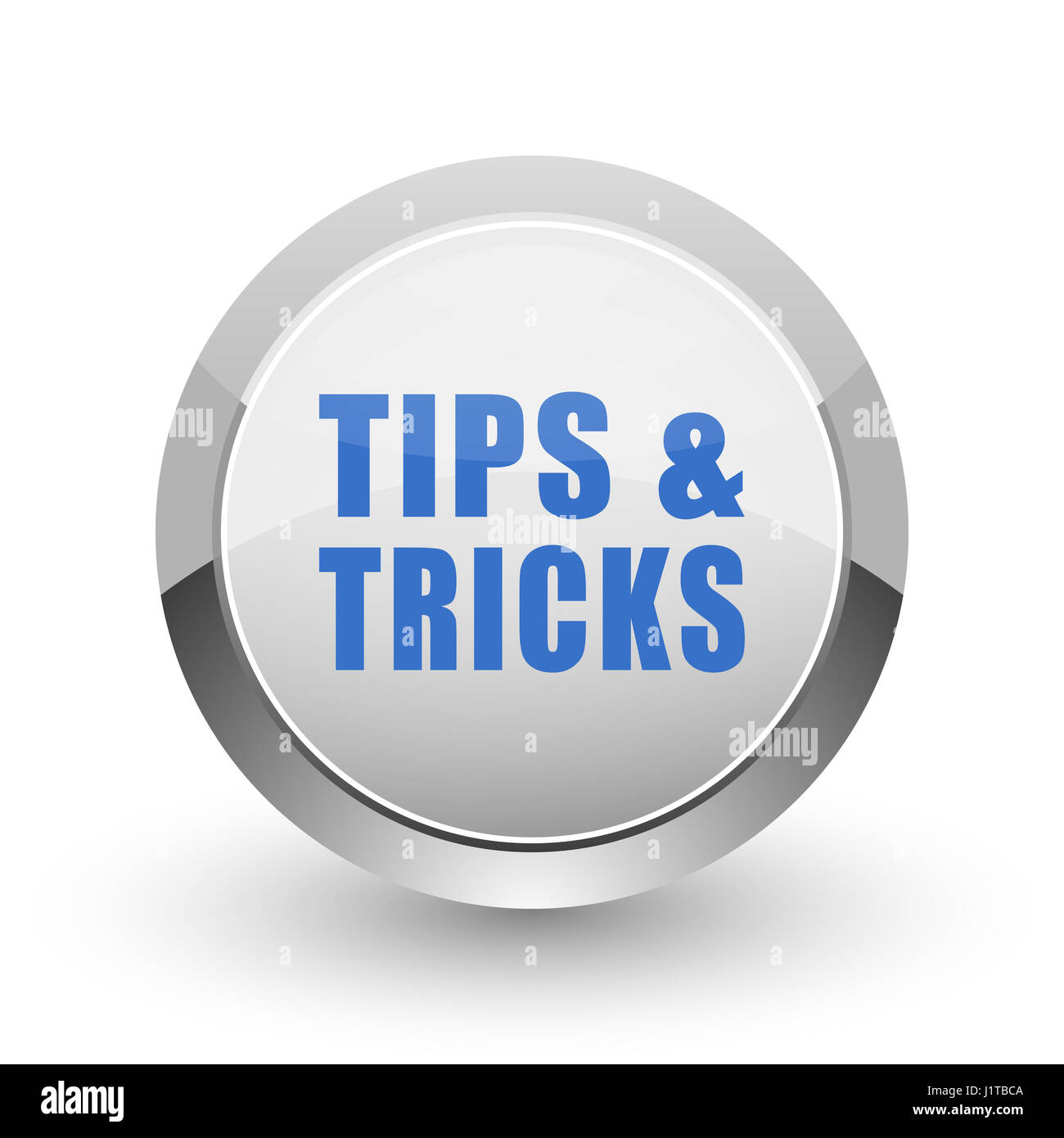 Tips tricks chrome border web and smartphone apps design round glossy ...