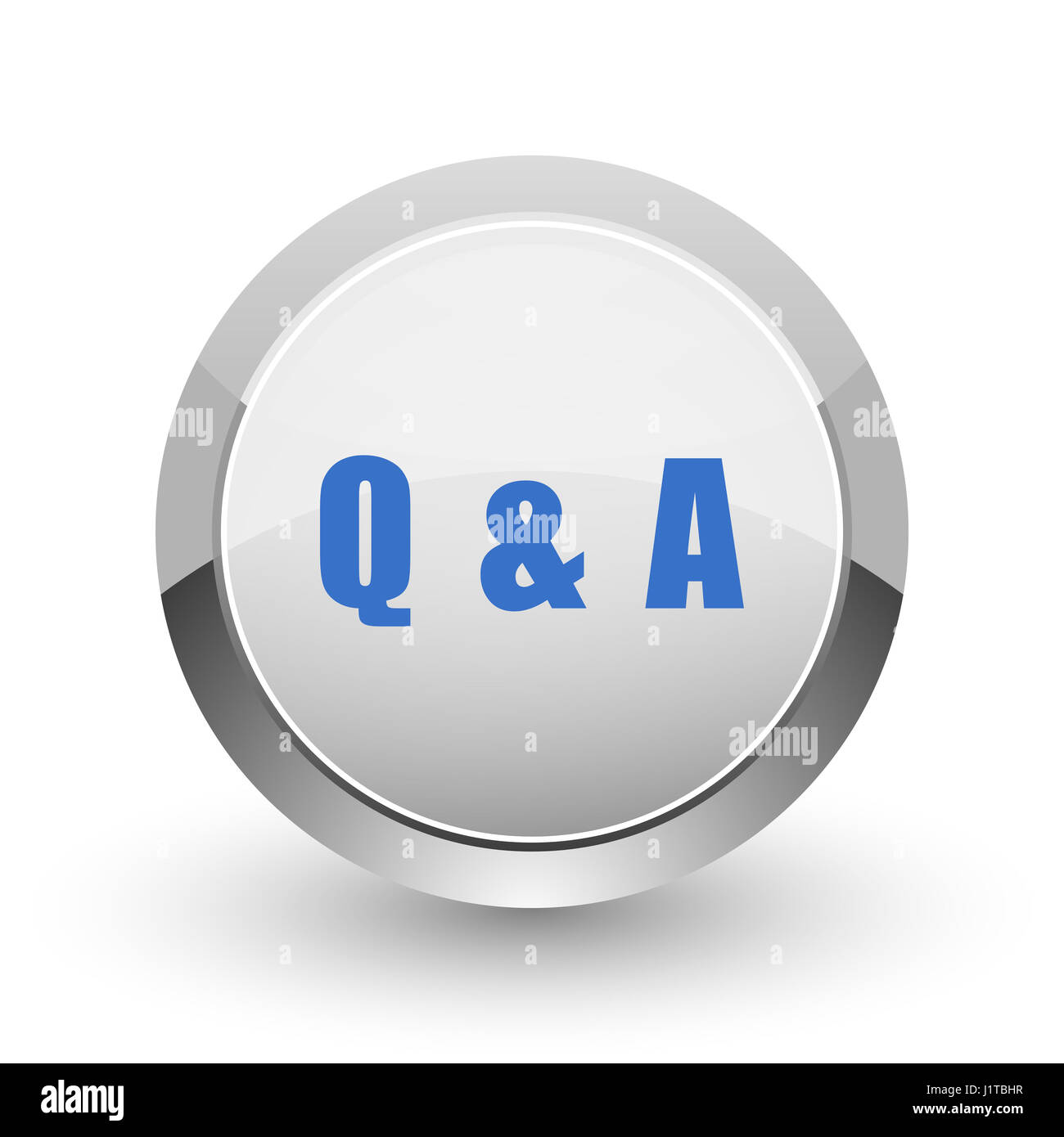 Question answer chrome border web and smartphone apps design round ...