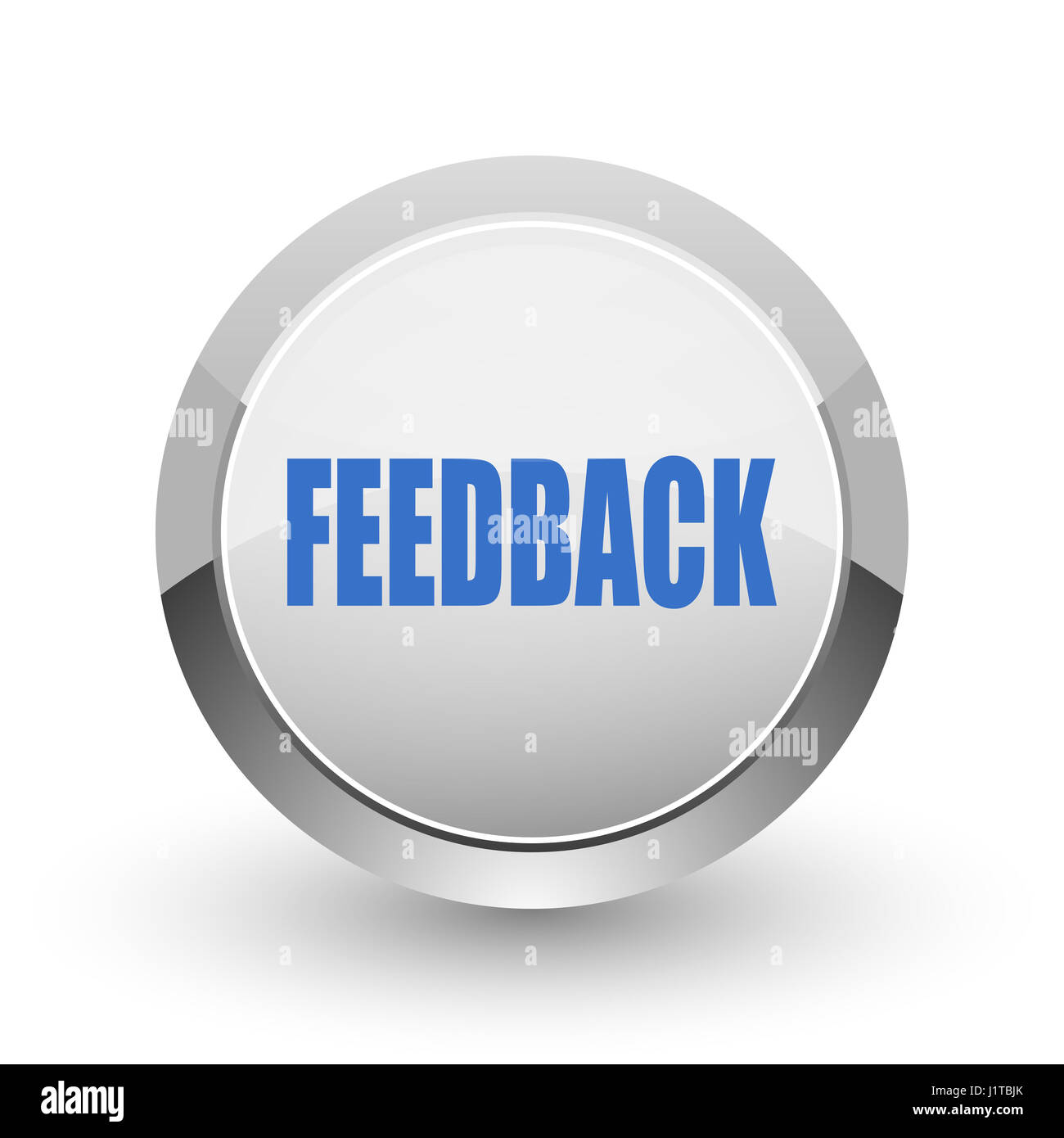Feedback logo icon button hi-res stock photography and images - Alamy