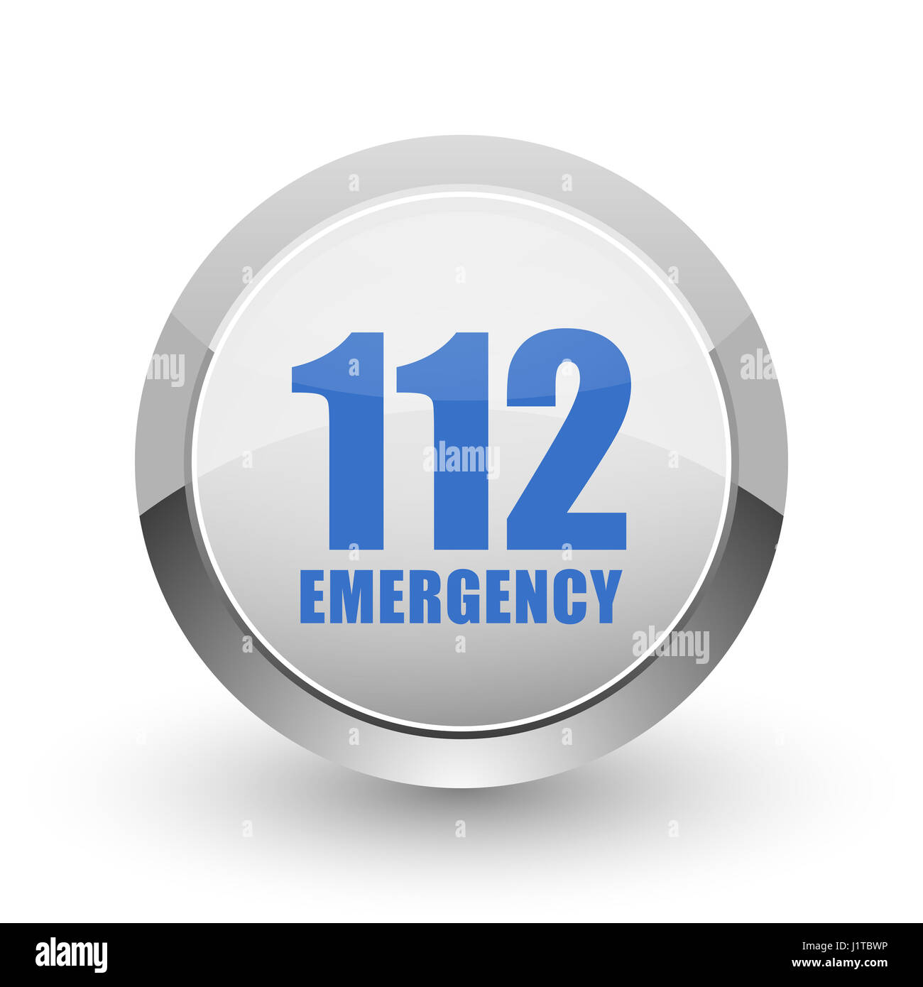 112 emergency icon website hi-res stock photography and images - Alamy