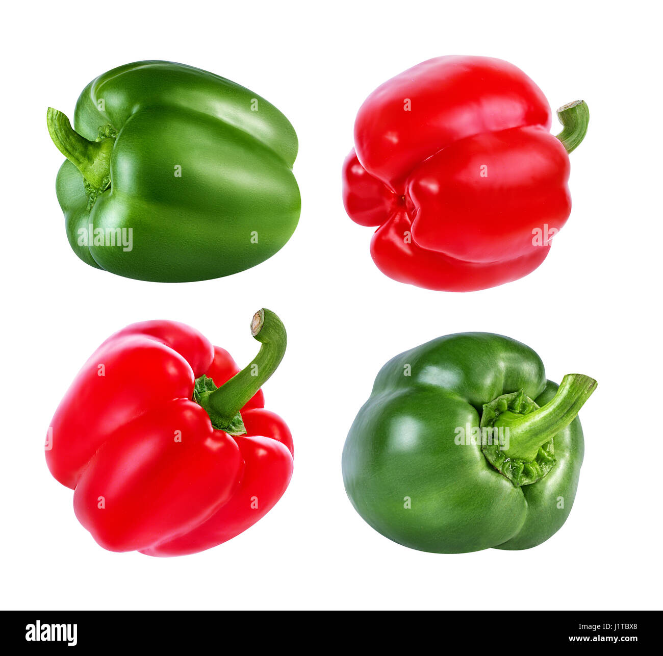 pepper isolated on a white background Stock Photo - Alamy