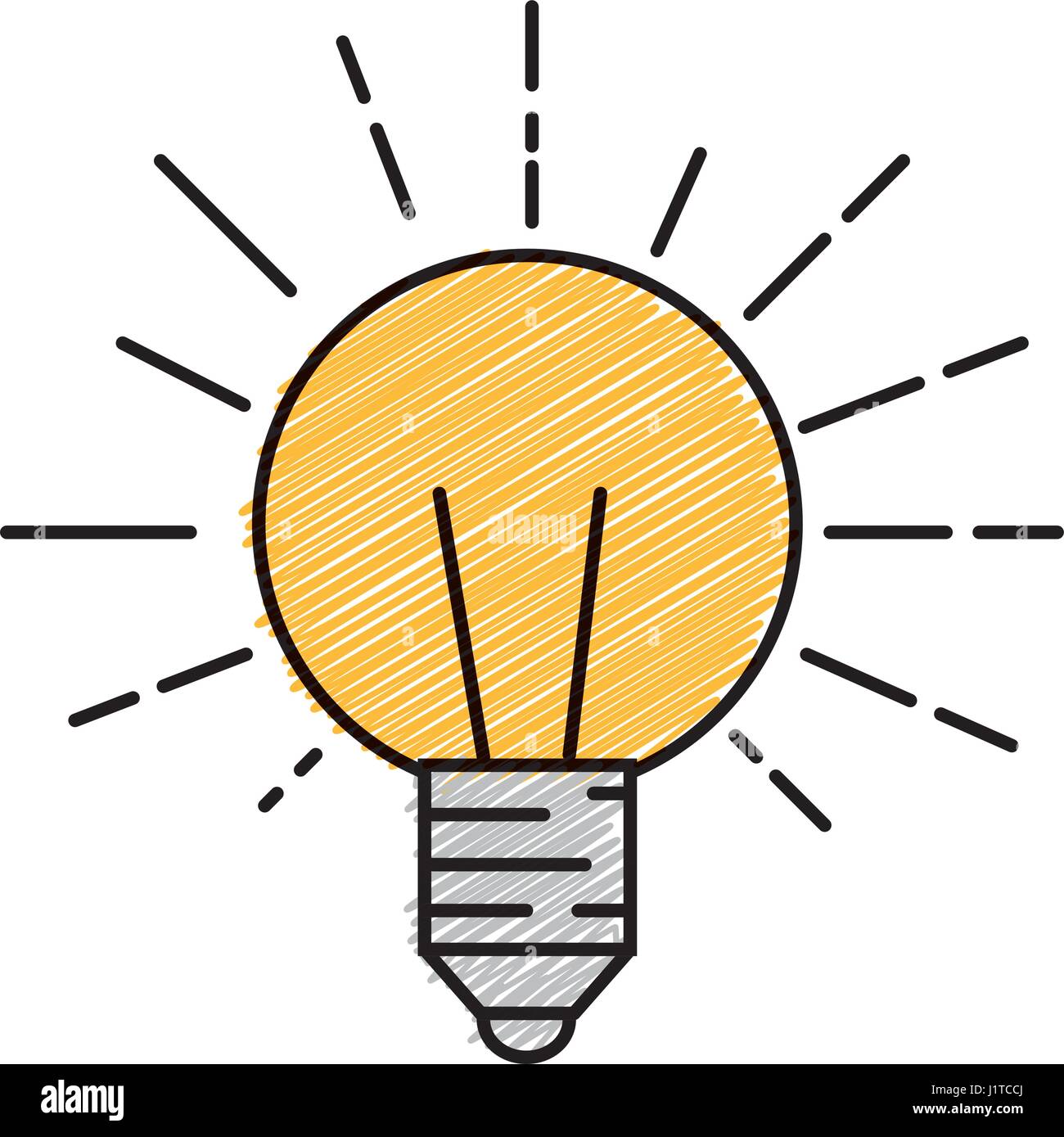 bulb light icon Stock Vector Image & Art - Alamy