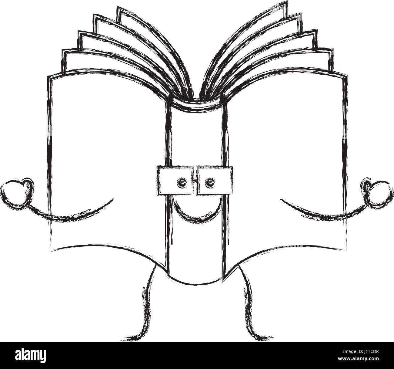happy book icon Stock Vector Image & Art - Alamy
