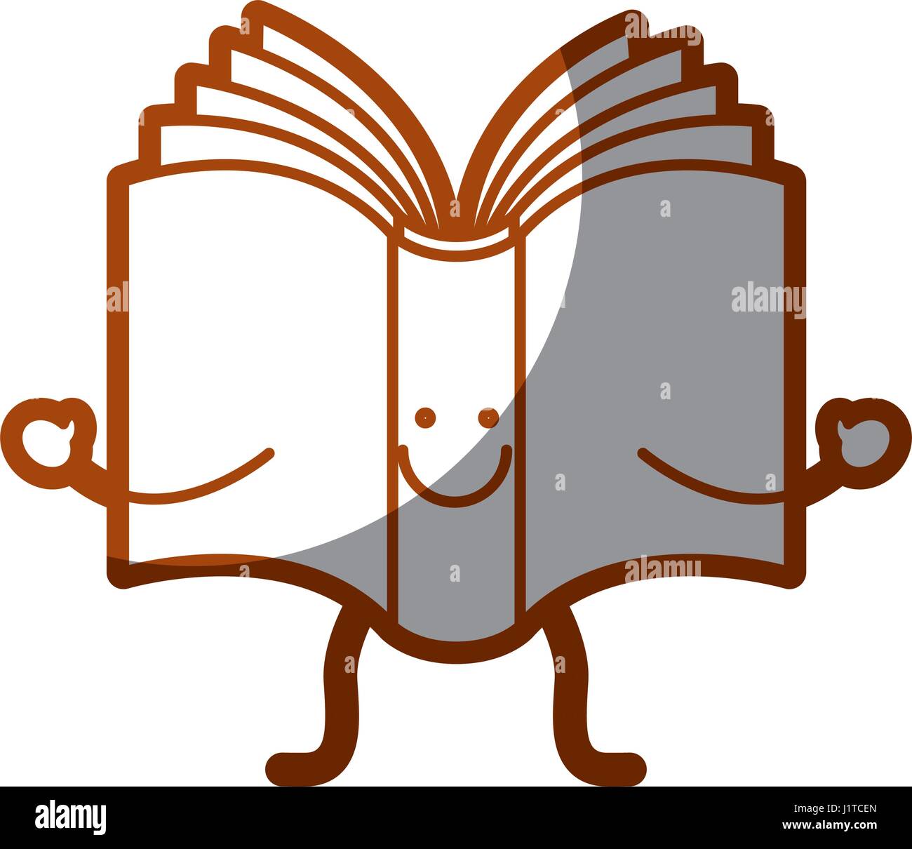 happy book icon Stock Vector Image & Art - Alamy