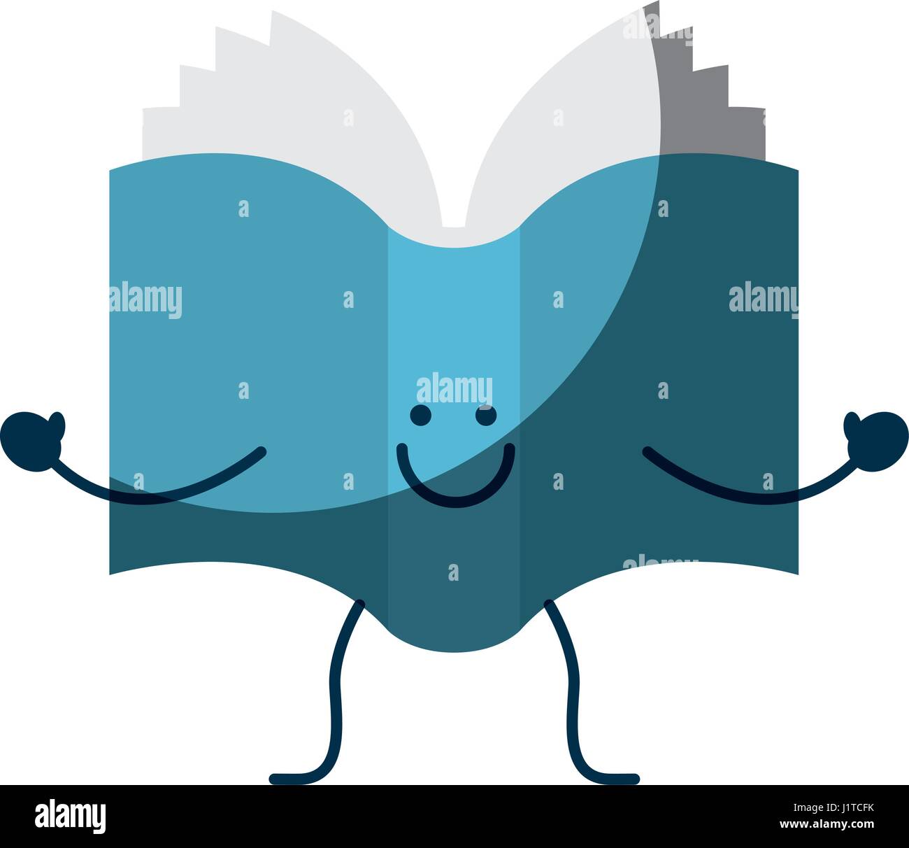 happy book icon Stock Vector Image & Art - Alamy