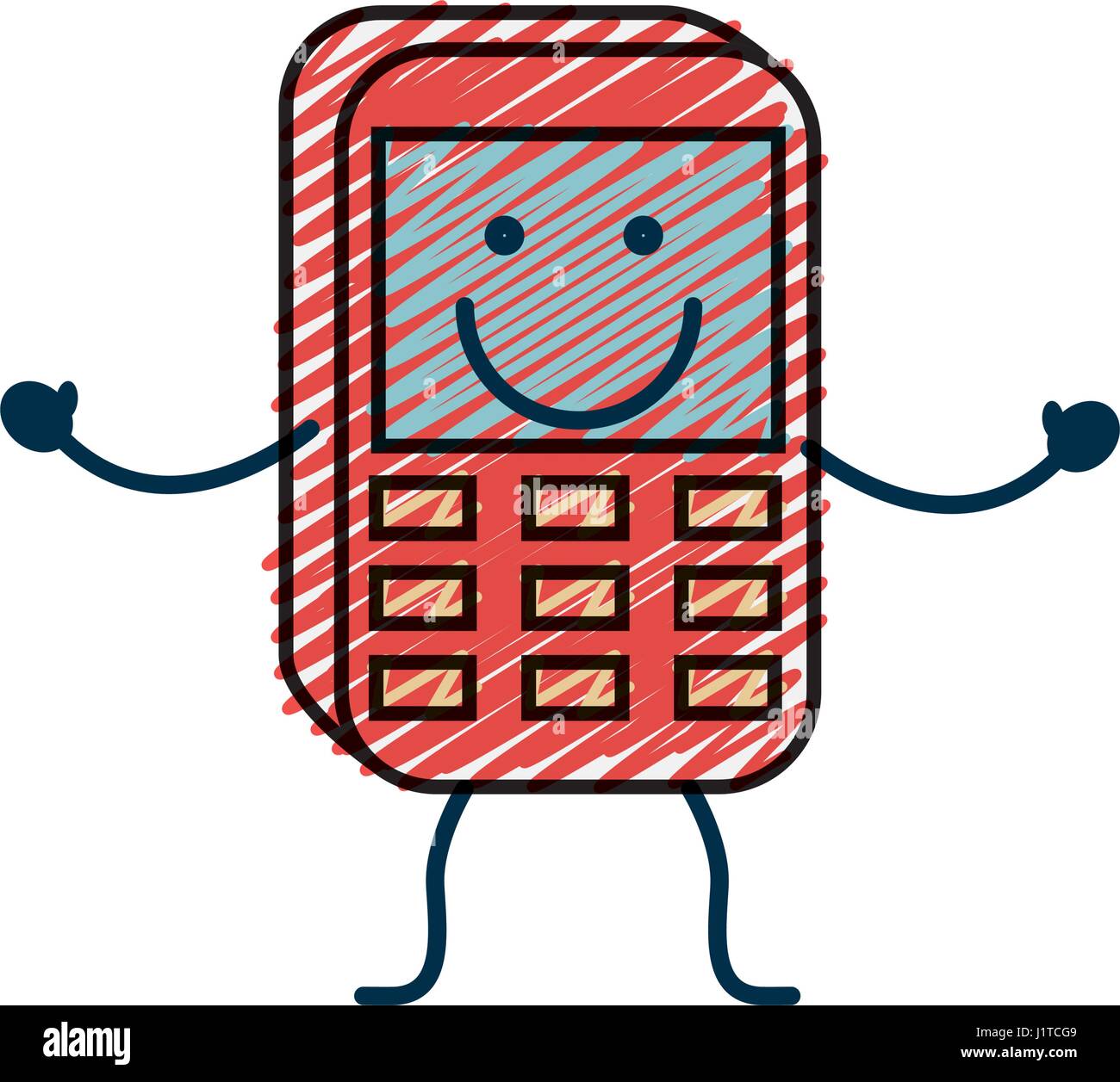 happy phone icon Stock Vector Image & Art - Alamy
