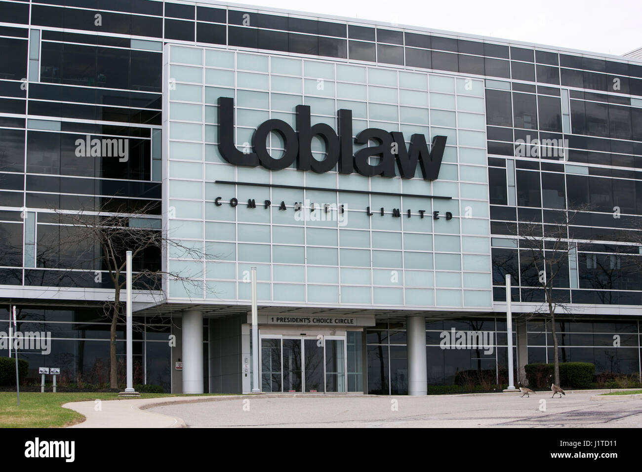 A logo sign outside of the headquarters of the Loblaw Companies in ...