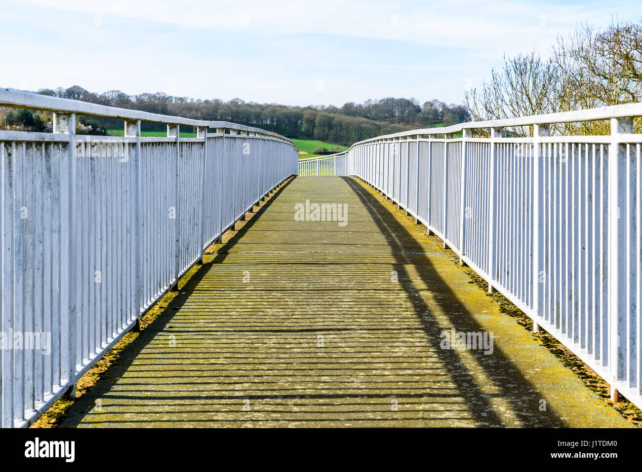 Overhead Pedestrian Bridge High Resolution Stock Photography and Images ...