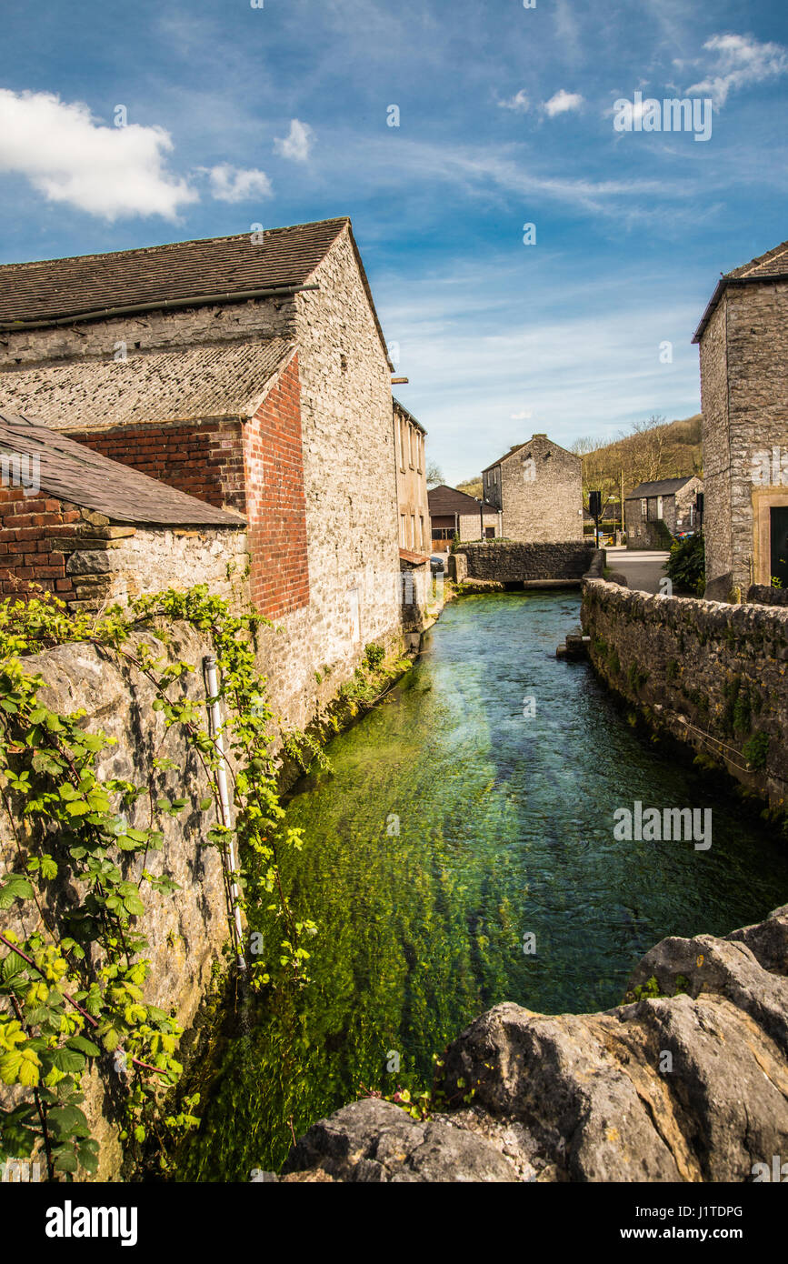 Old stream through village hi-res stock photography and images - Alamy