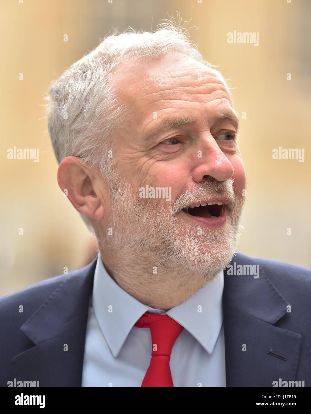 Labour leader Jeremy Corbyn arriving at Broadcasting House in central ...