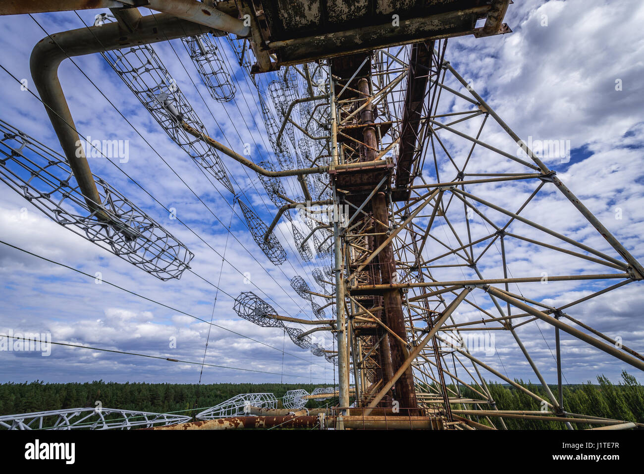 Duga radar system in Chernobyl-2 military base, Chernobyl Nuclear Power ...
