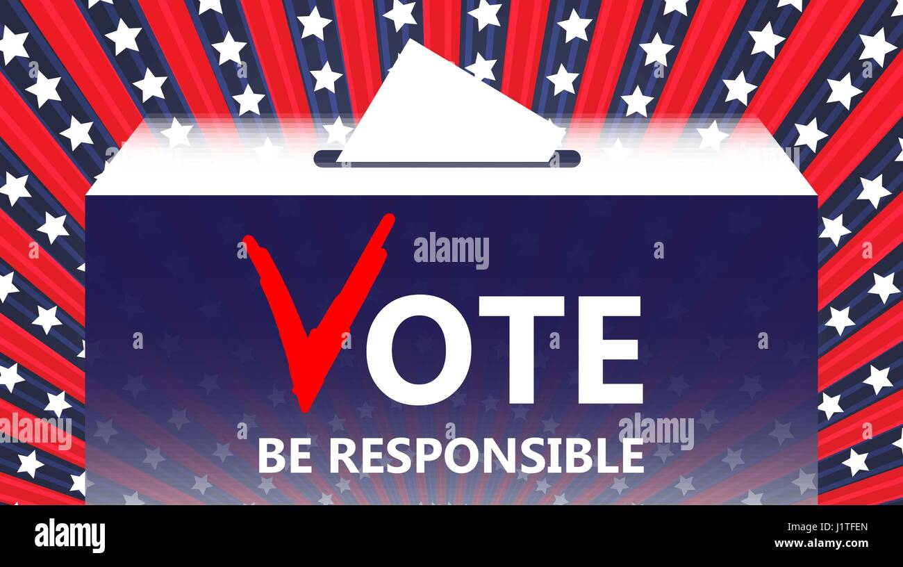 Vintage voting Stock Vector Images - Alamy