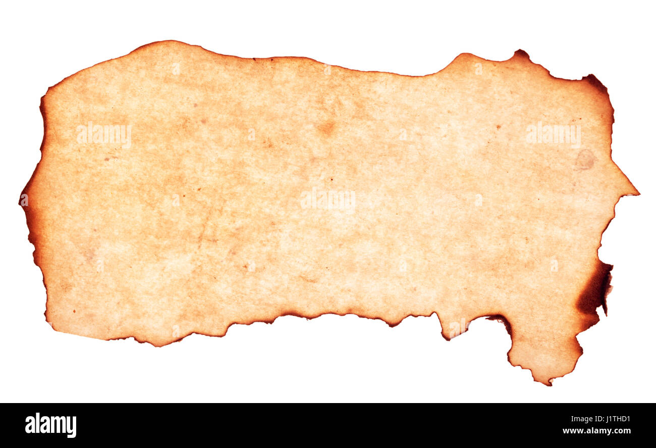 Old Paper With Burnt Edges