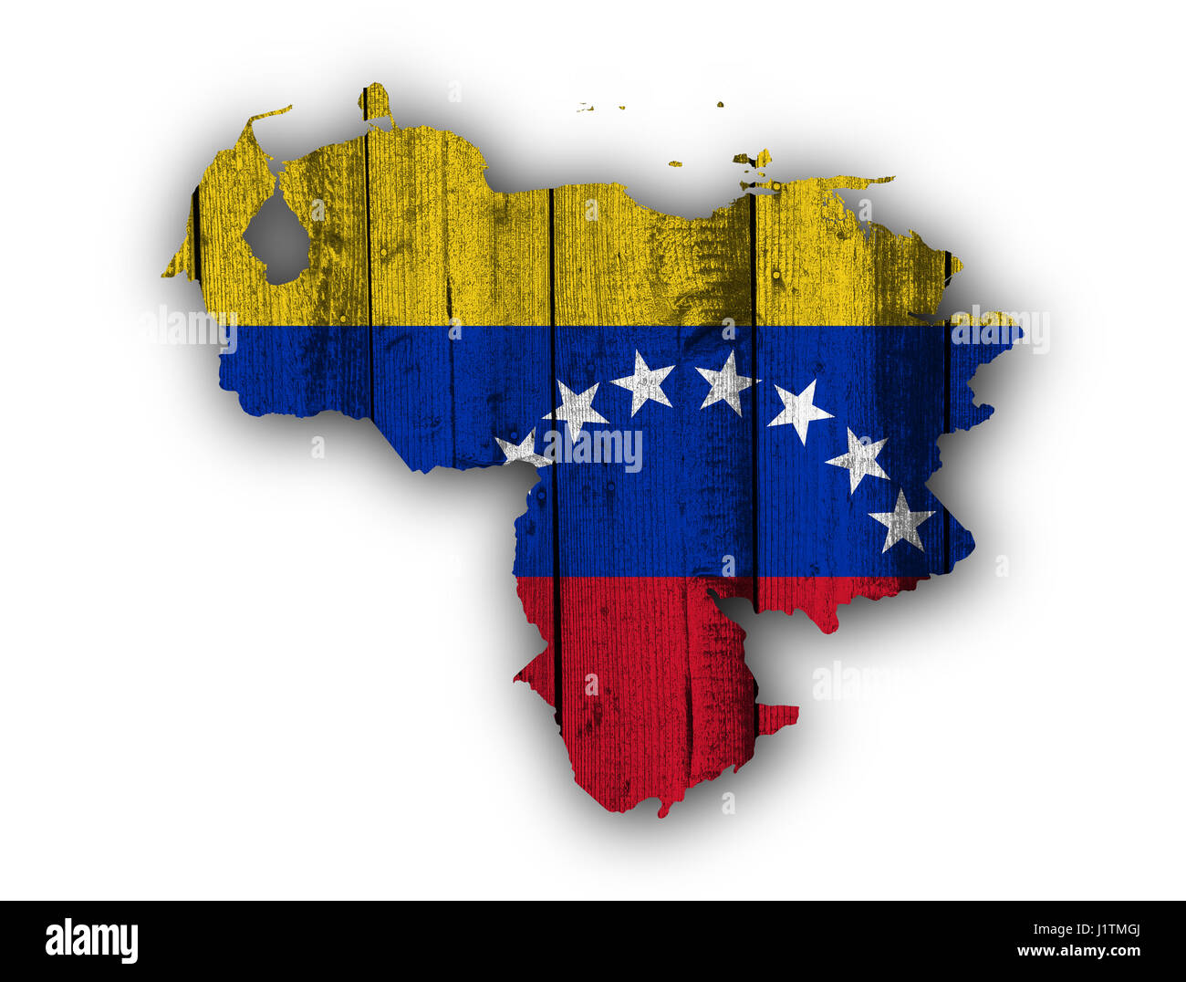 Map venezuela on dark Cut Out Stock Images & Pictures - Alamy