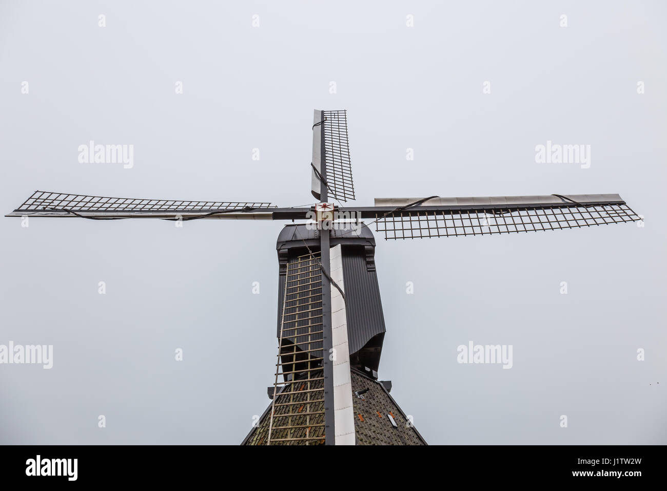 Rotterdam Kinderdijk Windmills park World Heritage Stock Photo - Alamy