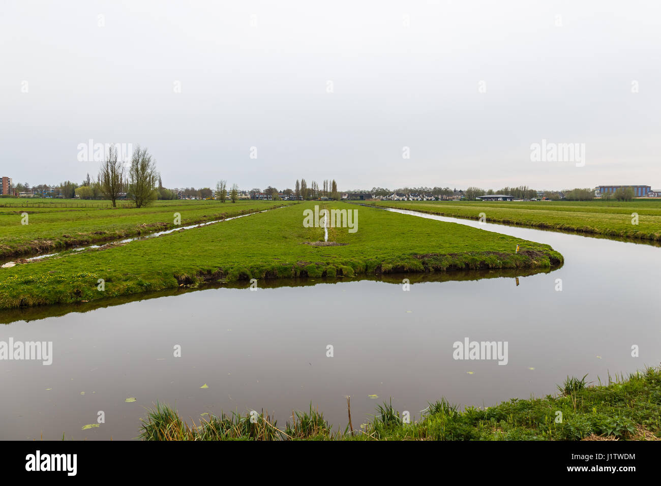 Rotterdam Kinderdijk Windmills park World Heritage Stock Photo - Alamy