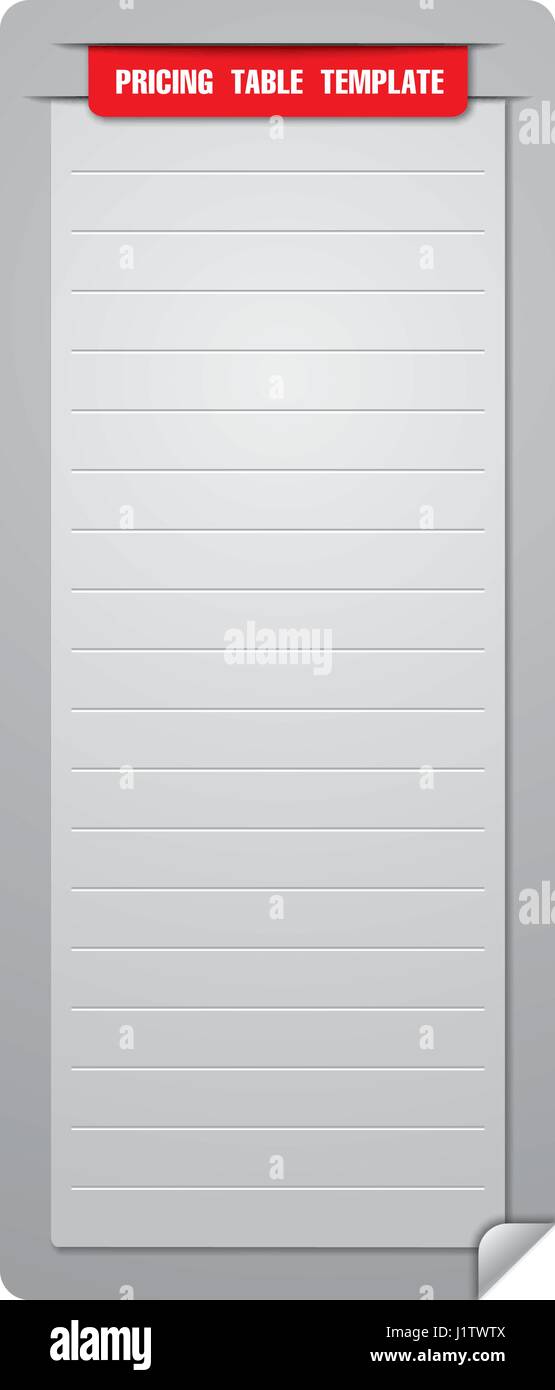 Pricing Table Blank