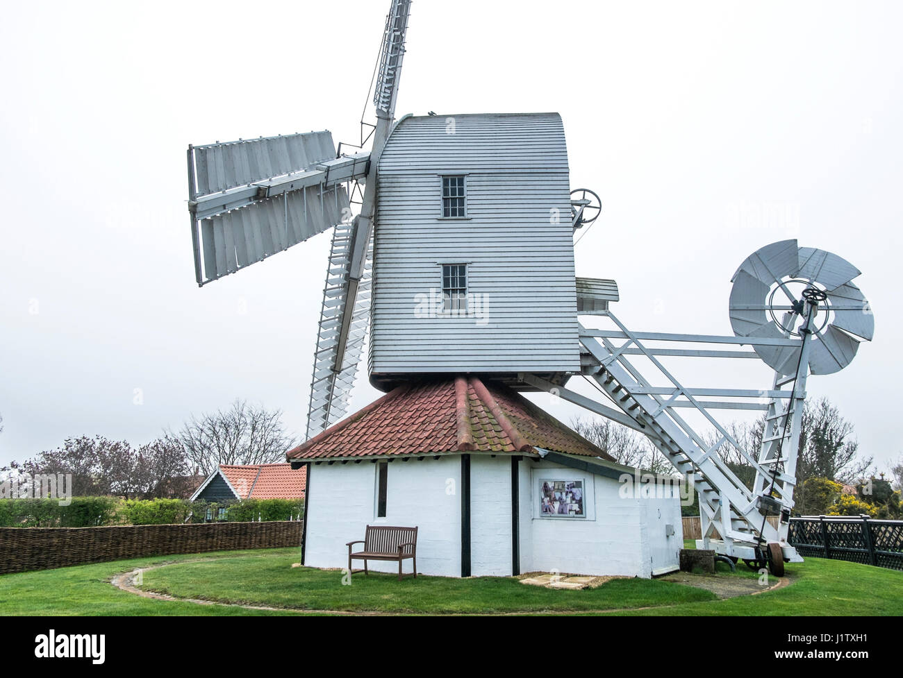 Windmill at Thorpeness Suffolk UK Stock Photo - Alamy