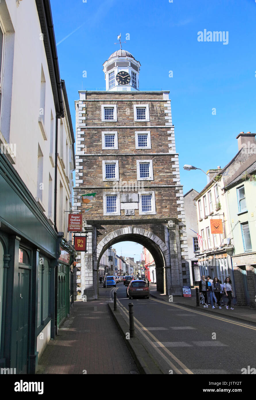Historic Clock Gate Tower, Youghal, County Cork, Ireland, Irish ...